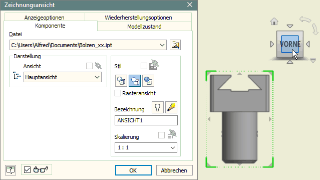 Datei:Software CAD - Tutorial - Bauteil - zeichnungsansichten ... Datei:Software CAD - Tutorial - Bauteil - zeichnungsansichten ...